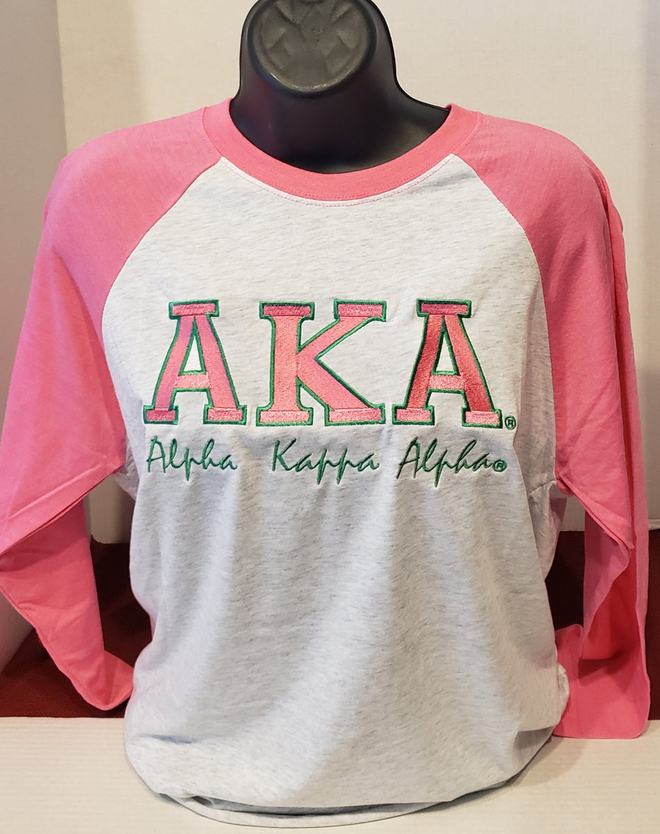 AKA (Bold)Baseball Tee,aka tees,aka tshirts,alpha kappa alpha tshirts ...