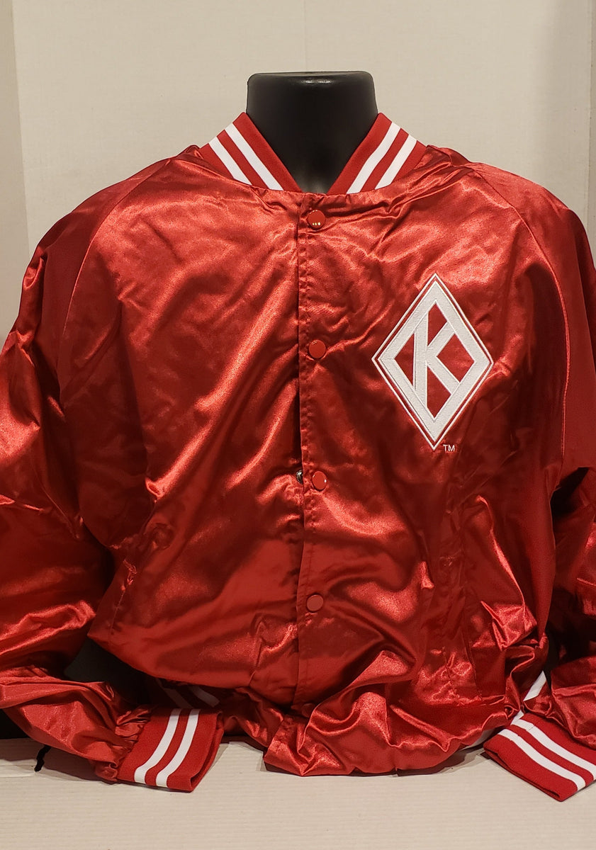 Kappa Alpha Psi Diamond K Bomber Jacket(Crimson/White) – KLASSY GREEK ...