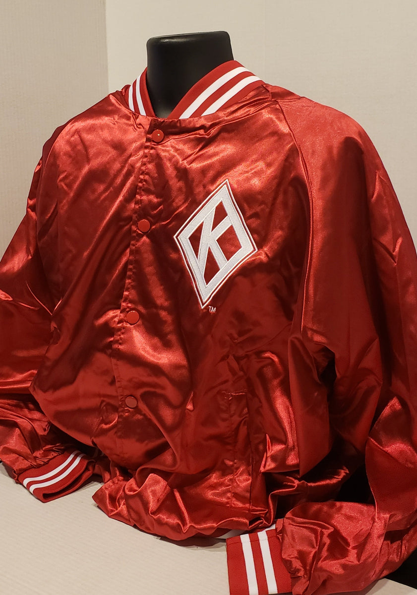 Kappa Alpha Psi Diamond K Bomber Jacket(Crimson) – KLASSY GREEK EMBLEMS