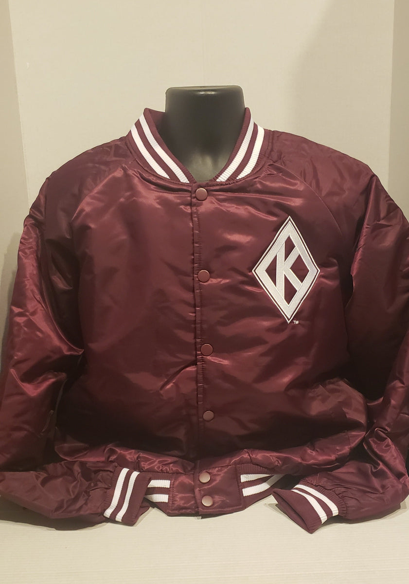 Kappa Alpha Psi Diamond K Bomber Jacket(Crimson) – KLASSY GREEK EMBLEMS