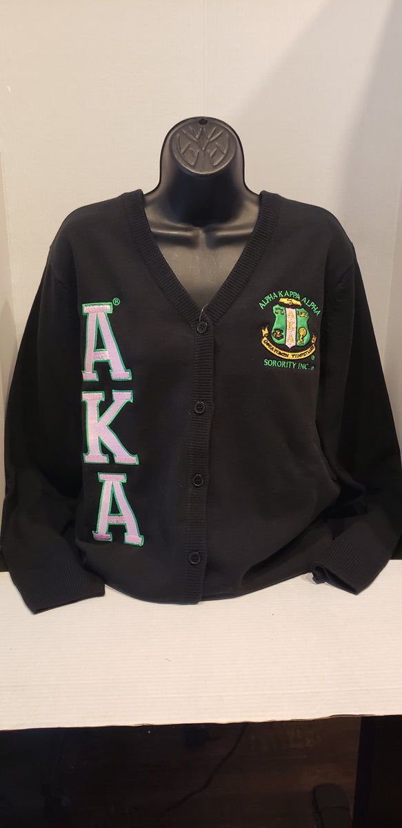 Alpha Kappa Alpha Sweater(Black) – KLASSY GREEK EMBLEMS