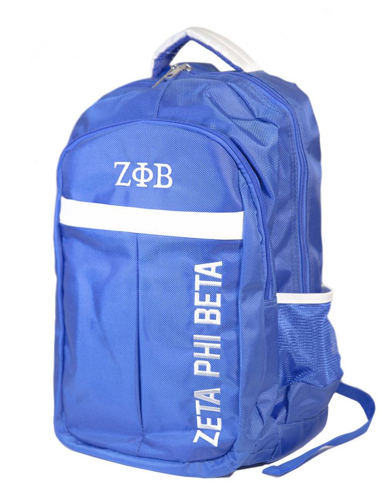 Zeta Phi Beta BackPack – KLASSY GREEK EMBLEMS