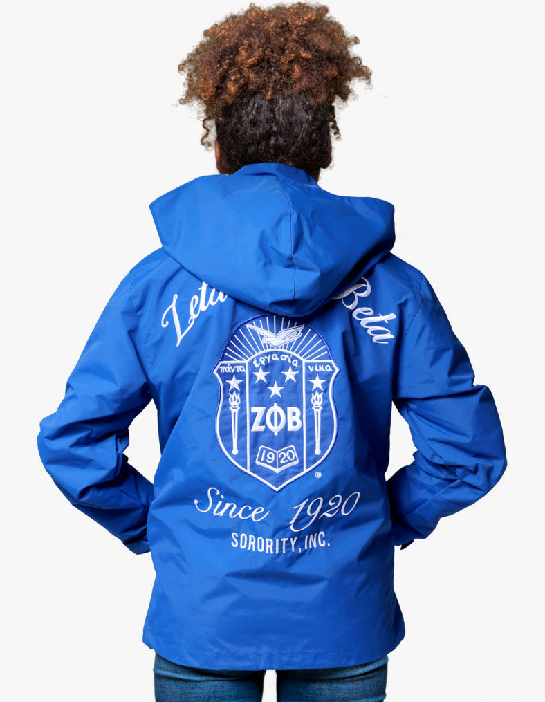 Zeta Phi Beta Windbreaker – KLASSY GREEK EMBLEMS